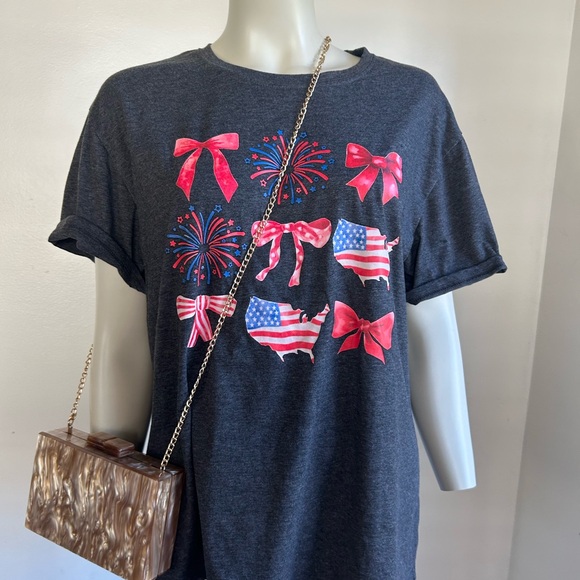 Tops | Graphic Tee With Patriotic Design Xl | Poshmark